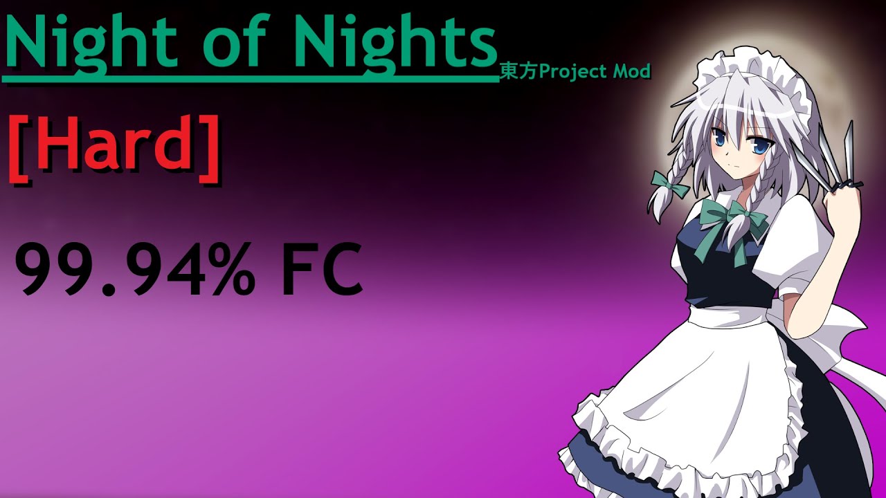 [Roblox Funky Friday] Touhou - Night of Nights (99.94% FC) - YouTube