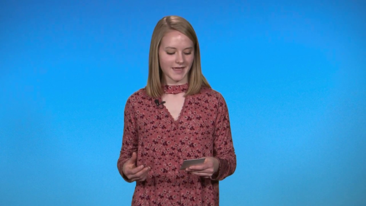 Maria's "Proverb" Speech Example by The Speaker's Lab - YouTube
