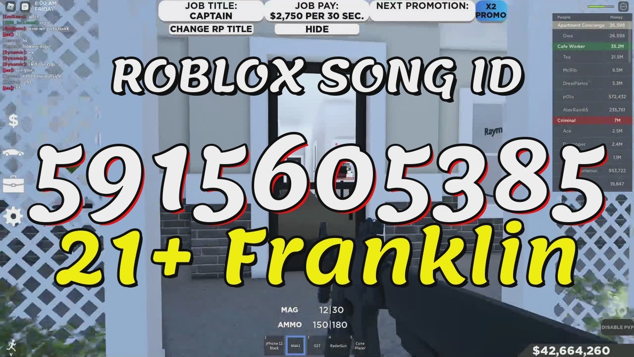 21+ Franklin Roblox Song IDs/Codes - YouTube