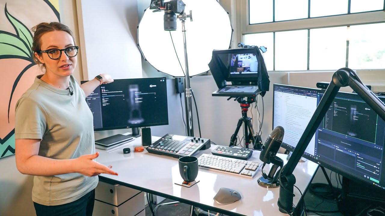 my over the top DESK TOUR for making YouTube Videos - YouTube