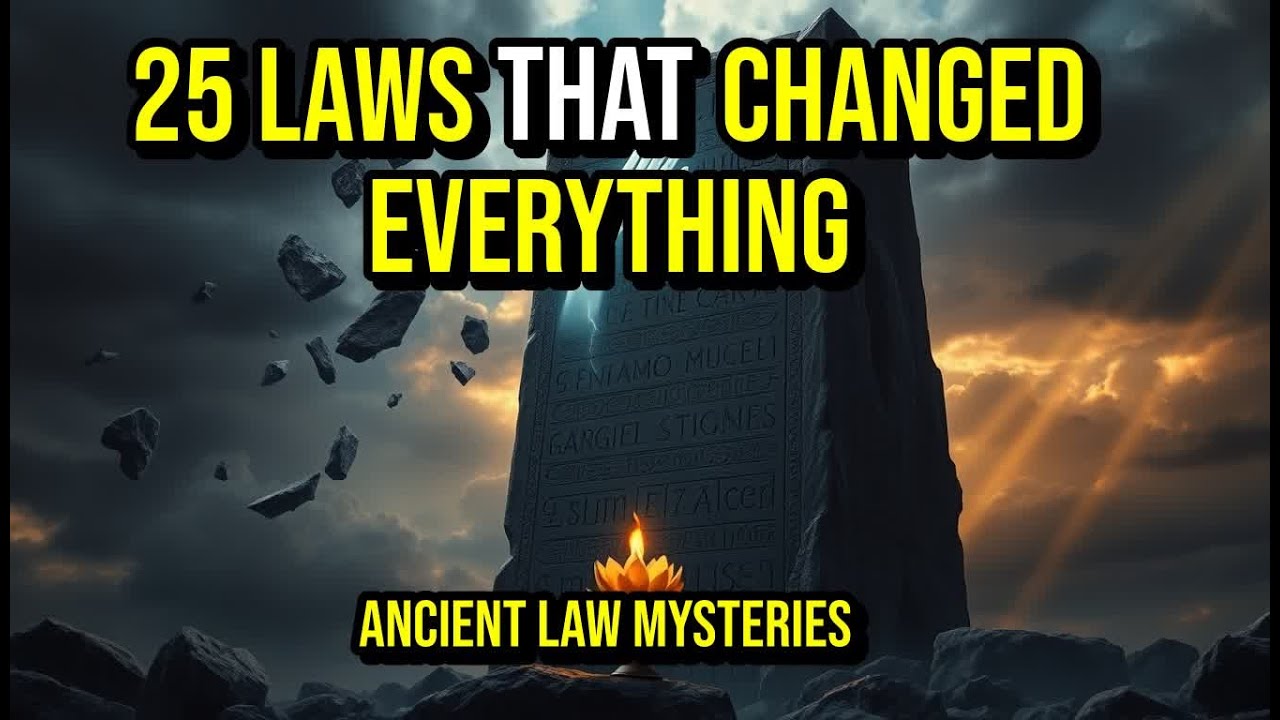 These 25 Ancient Codes Hold SHOCKING Lessons for Us Today - YouTube