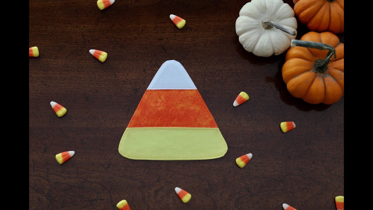 Candy Corn Coaster Tutorial - YouTube