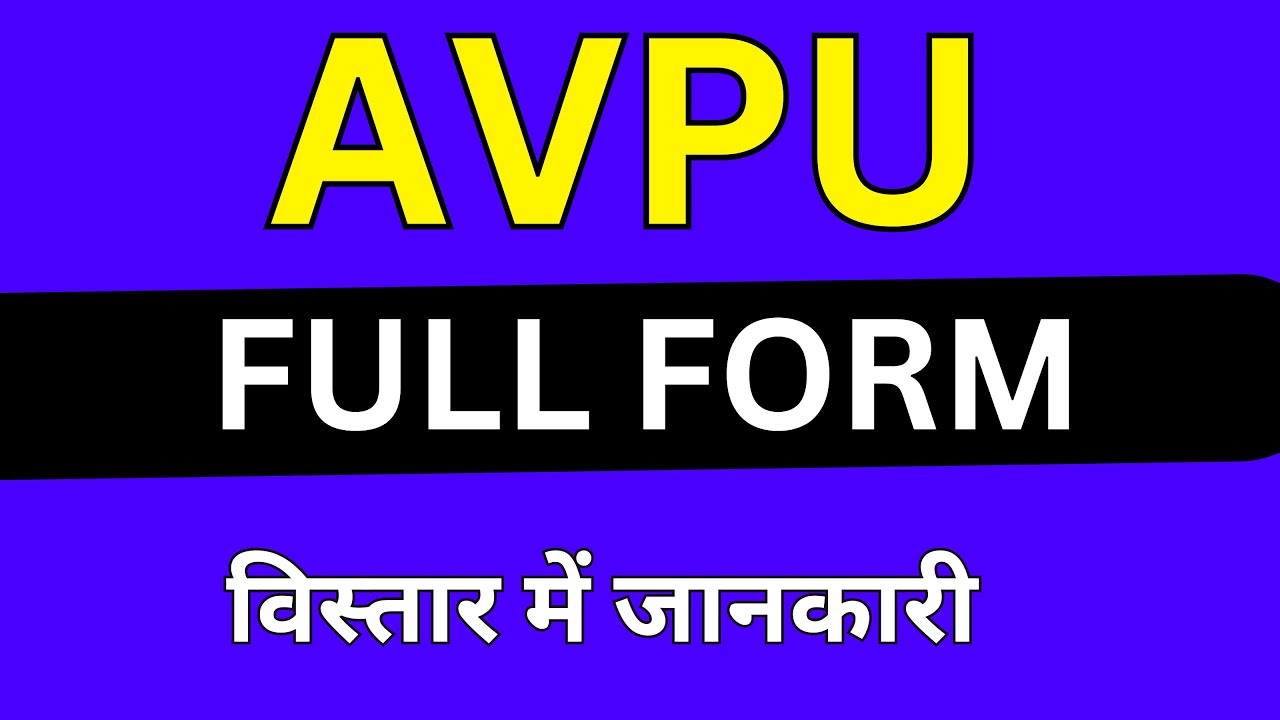 AVPU full form in Medical - YouTube
