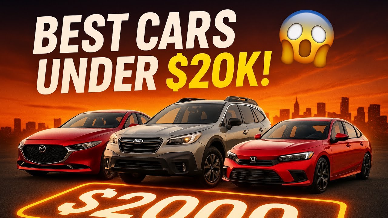 10 BEST CARS under 20k in 2025! - YouTube