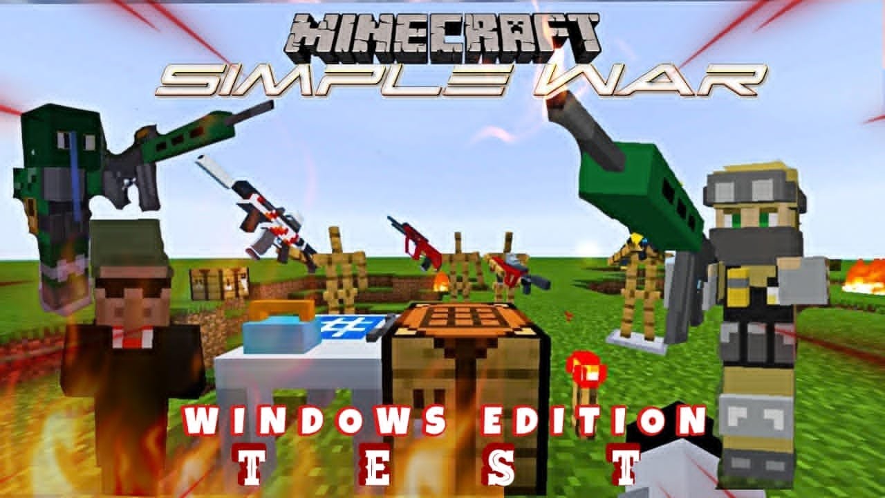 Simple War Addon on Win 10 Edition - YouTube