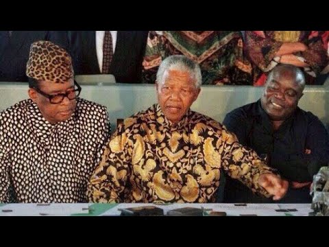 Rencontre Historique entre Mobutu Sese Seko, L. D Kabila et Nelson ...