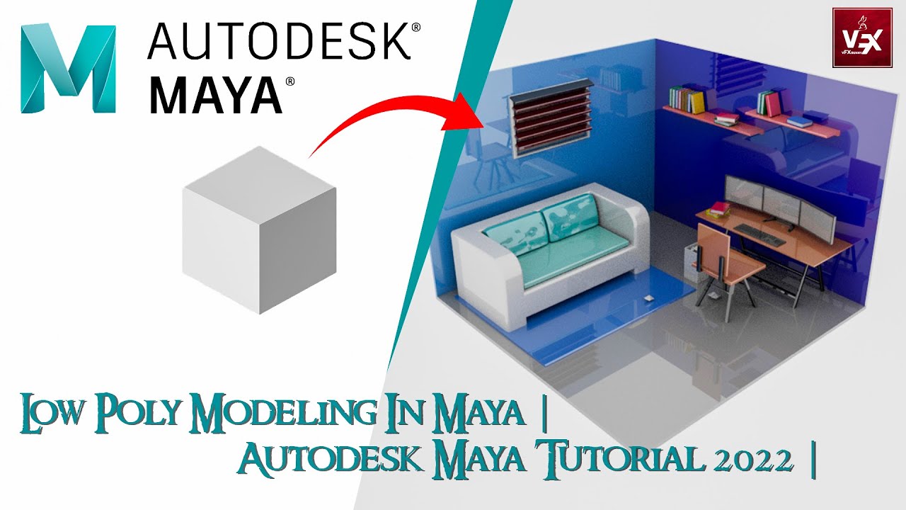 Low Poly Modeling In Maya | Autodesk Maya Tutorial 2022 | - YouTube