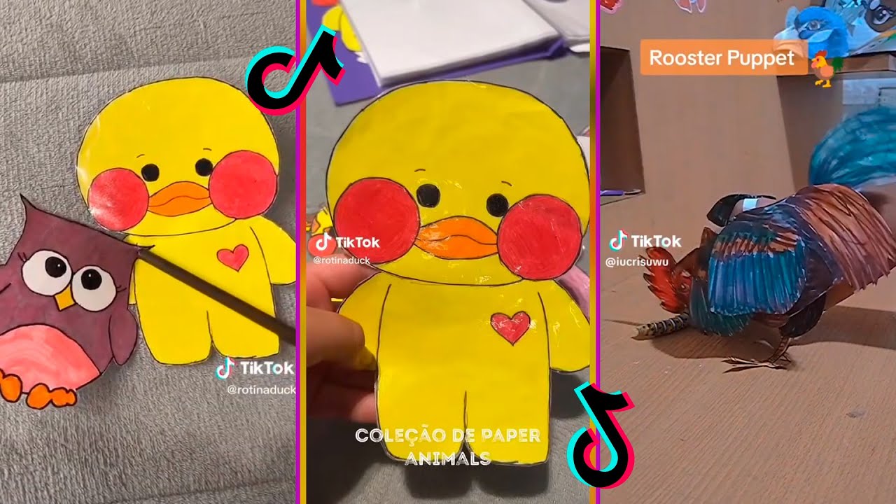 Paper Duck & Others 🦆 | TikTok Compilation #4 - YouTube