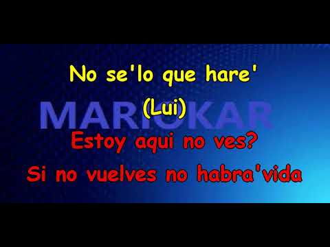 Miguel Bosè e Shakira Si tu no Vuelves con voce Femminile karaoke - YouTube