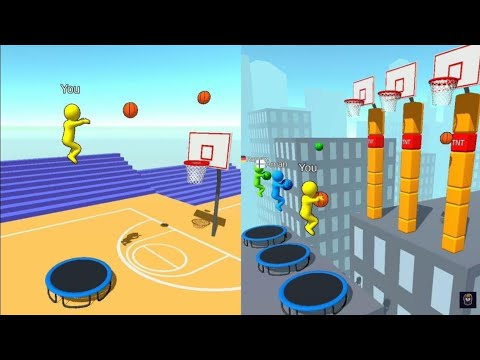 Jump Dunk 3D Gameplay Walkthrough - YouTube