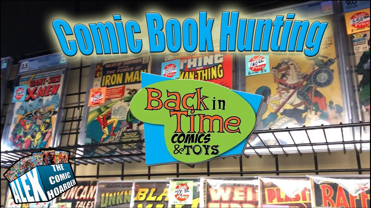 Comic Book Hunting at Back in Time Comic - YouTube
