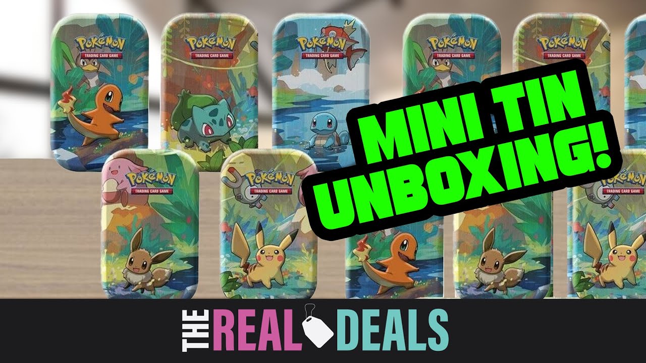 New Pokemon Mini Tin Unboxing! - YouTube