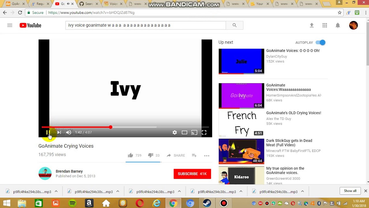 ivy crying voice - YouTube