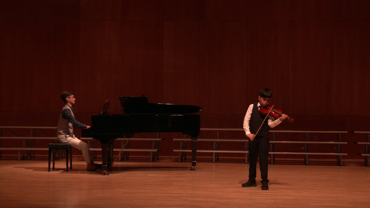 Issac Valentine - Volin Concerto No.1 in A minor By J.B. Accolay - YouTube