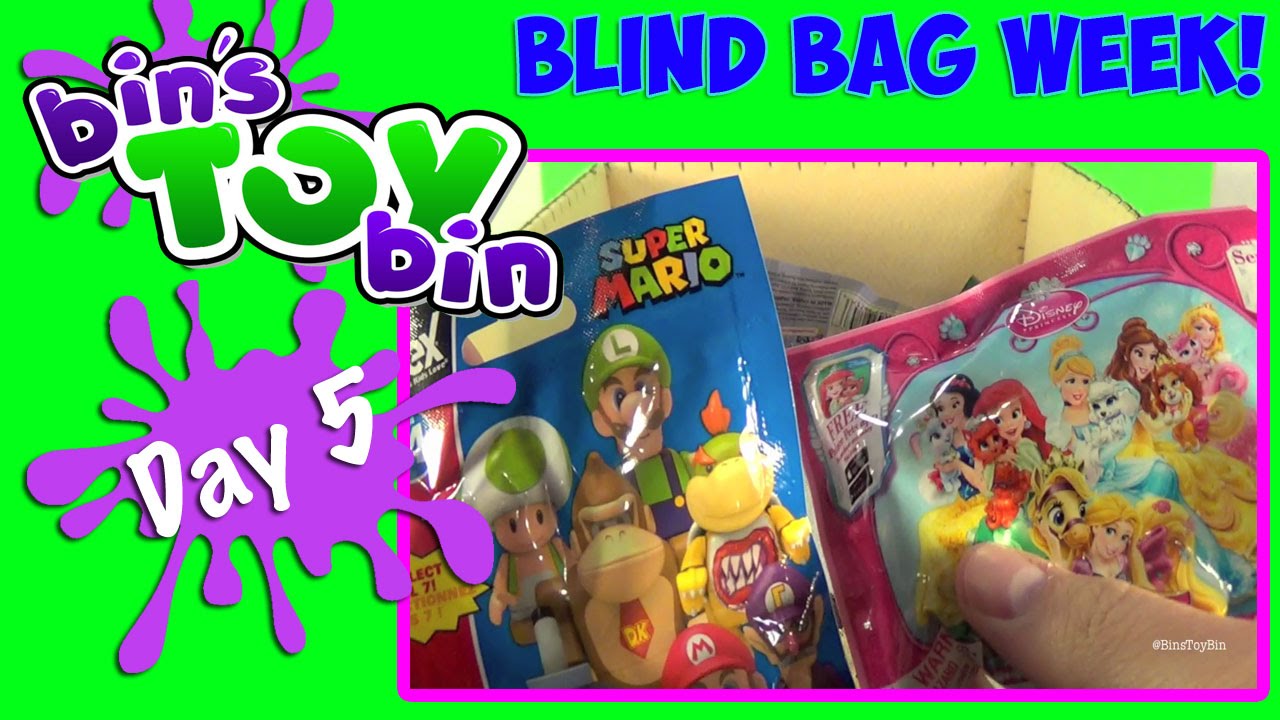 Spongebob, LPS, Mario + More! - Bin's Toy Bin Blind Bag Week 3 - Day #5 ...