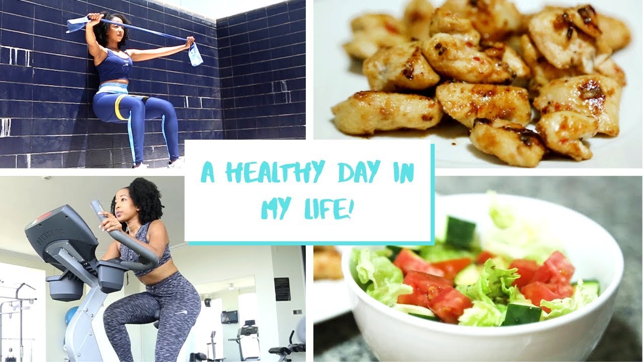 A FULL DAY OF HEALTHY EATING AND WORKING OUT - YouTube