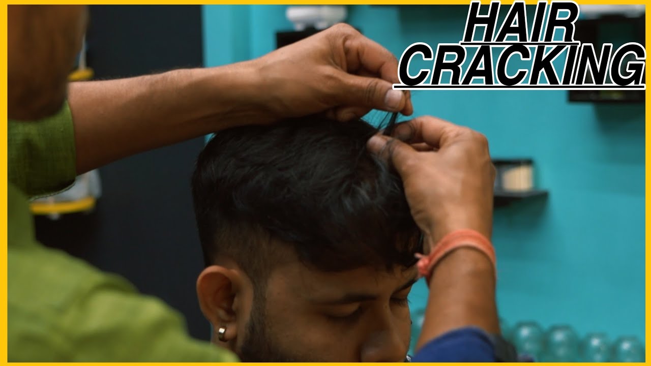 ASMR Intense Hair Cracking Head Massage | Back Massage and Neck ...