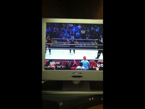 Ryback saves Mick Foley From the Sheild