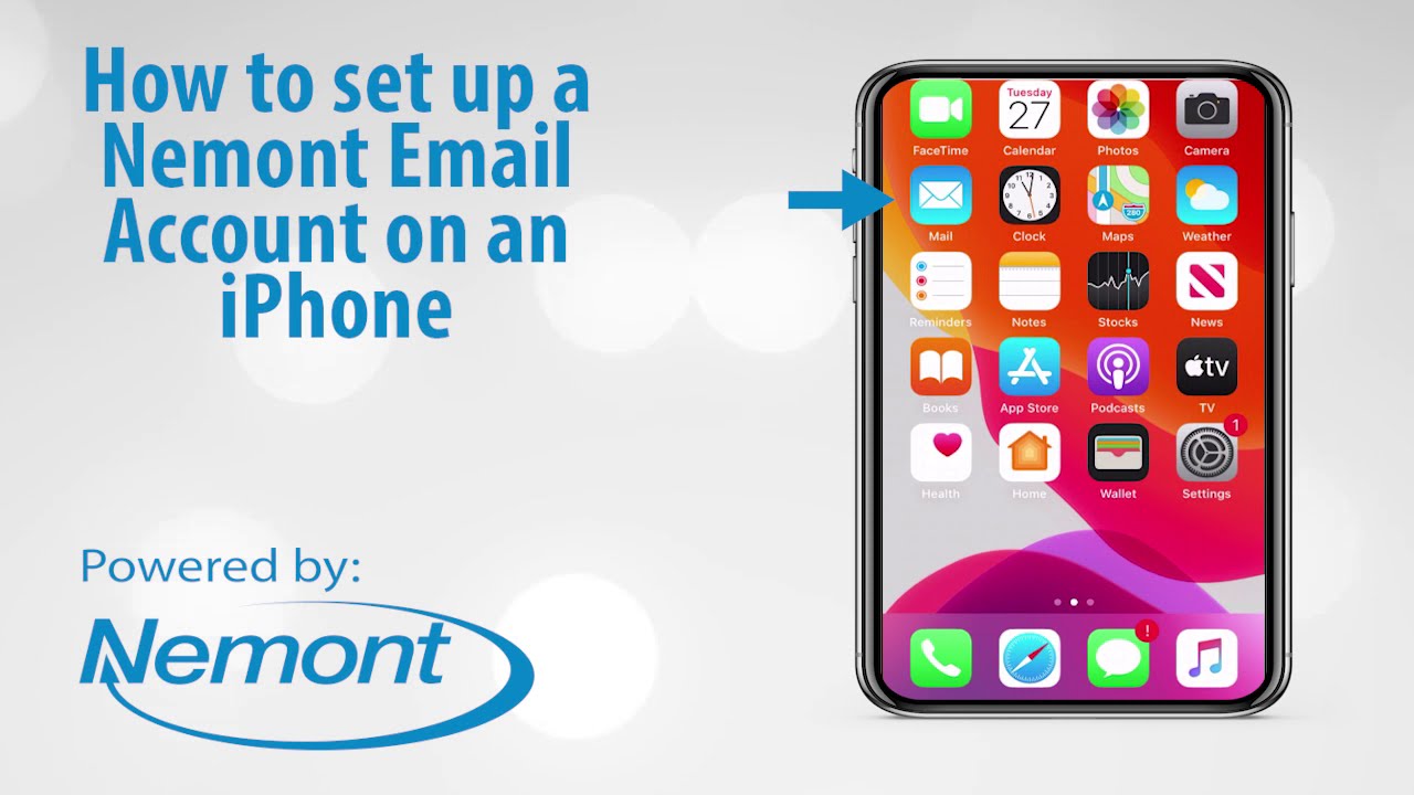 How to set up a Nemont Email account on an iPhone - YouTube