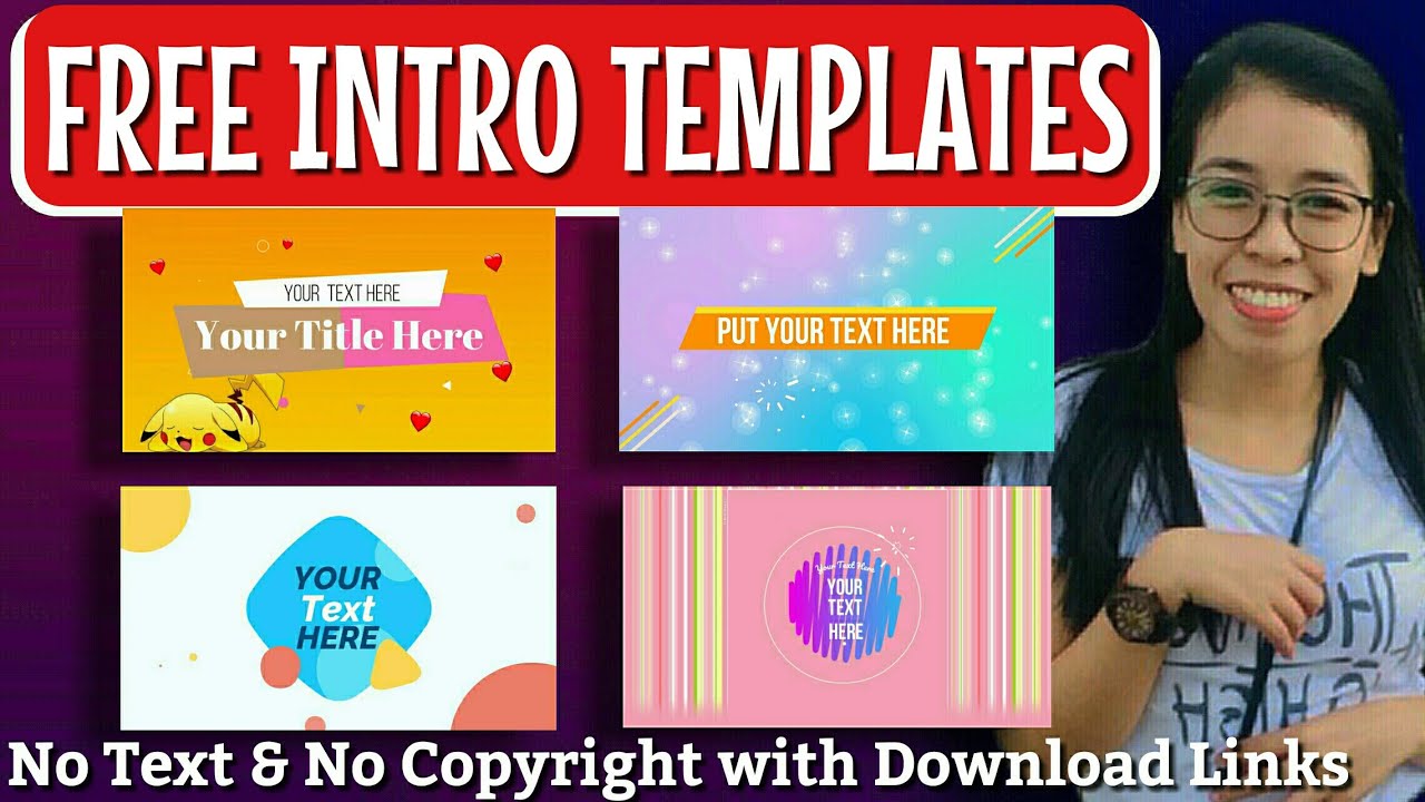 Free Intro Templates | No Text | No Copyright with Download Links ...