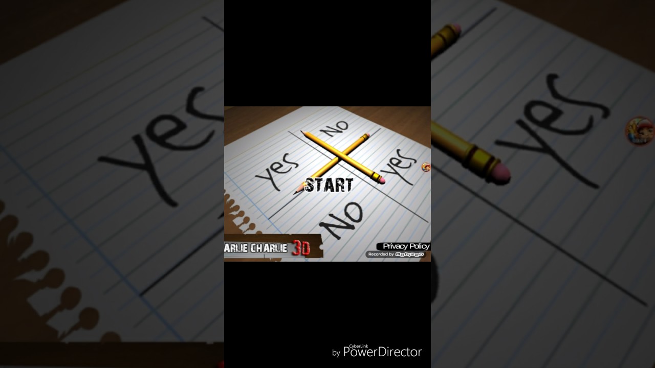 Charlie charlie yes or no game part 2 - YouTube