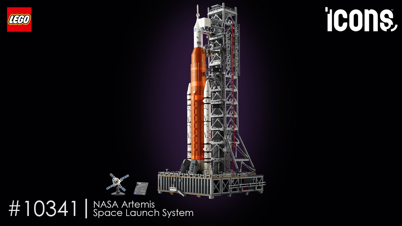 LEGO ICONS - NASA Artemis Space Launch System 10341 - YouTube