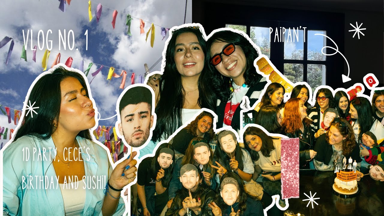 one direction party, el cumple de cece y los grammys! - YouTube