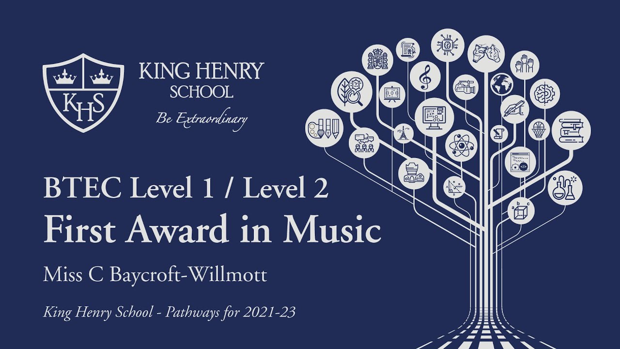 BTEC Level 1 / Level 2 First Award in Music - YouTube