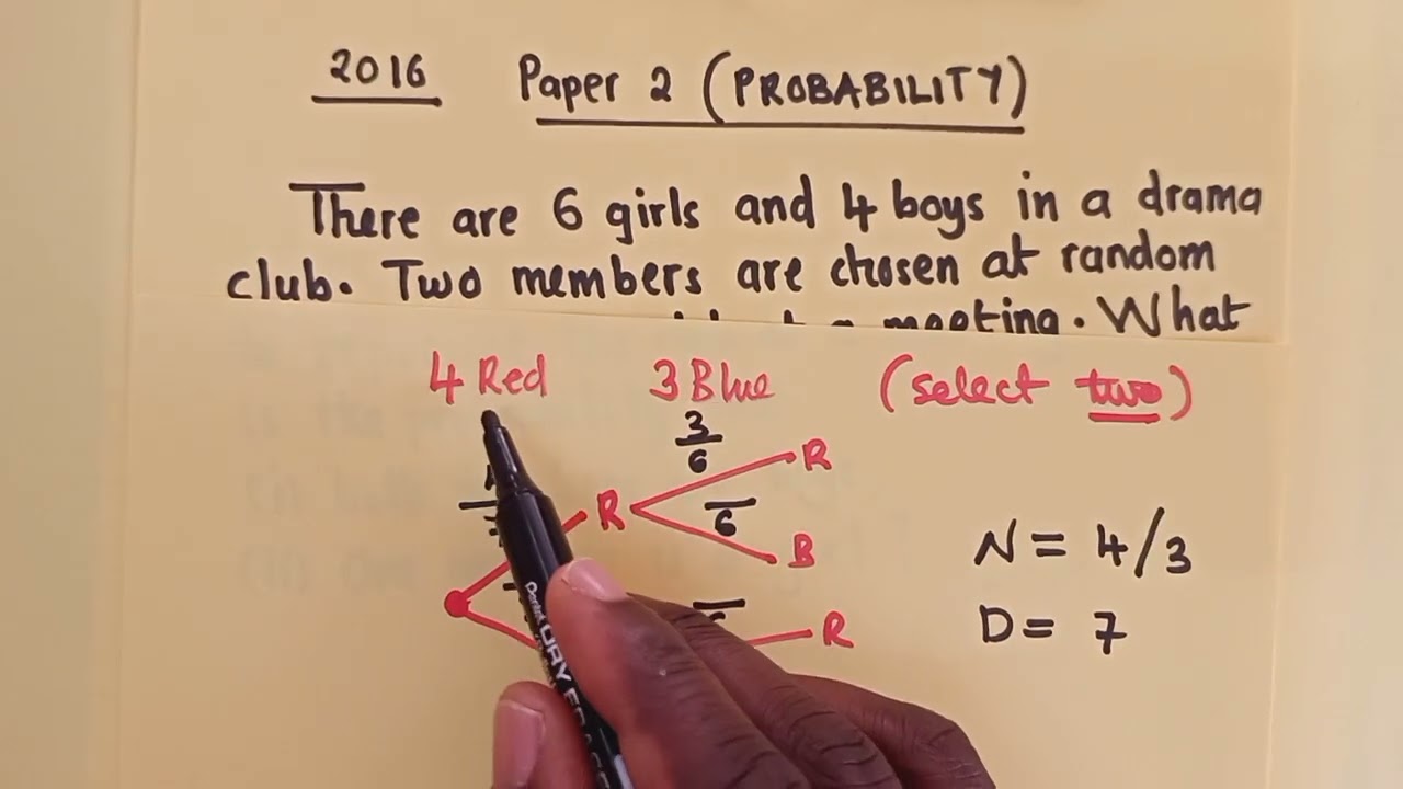Probability-Introduction to tree diagram - YouTube