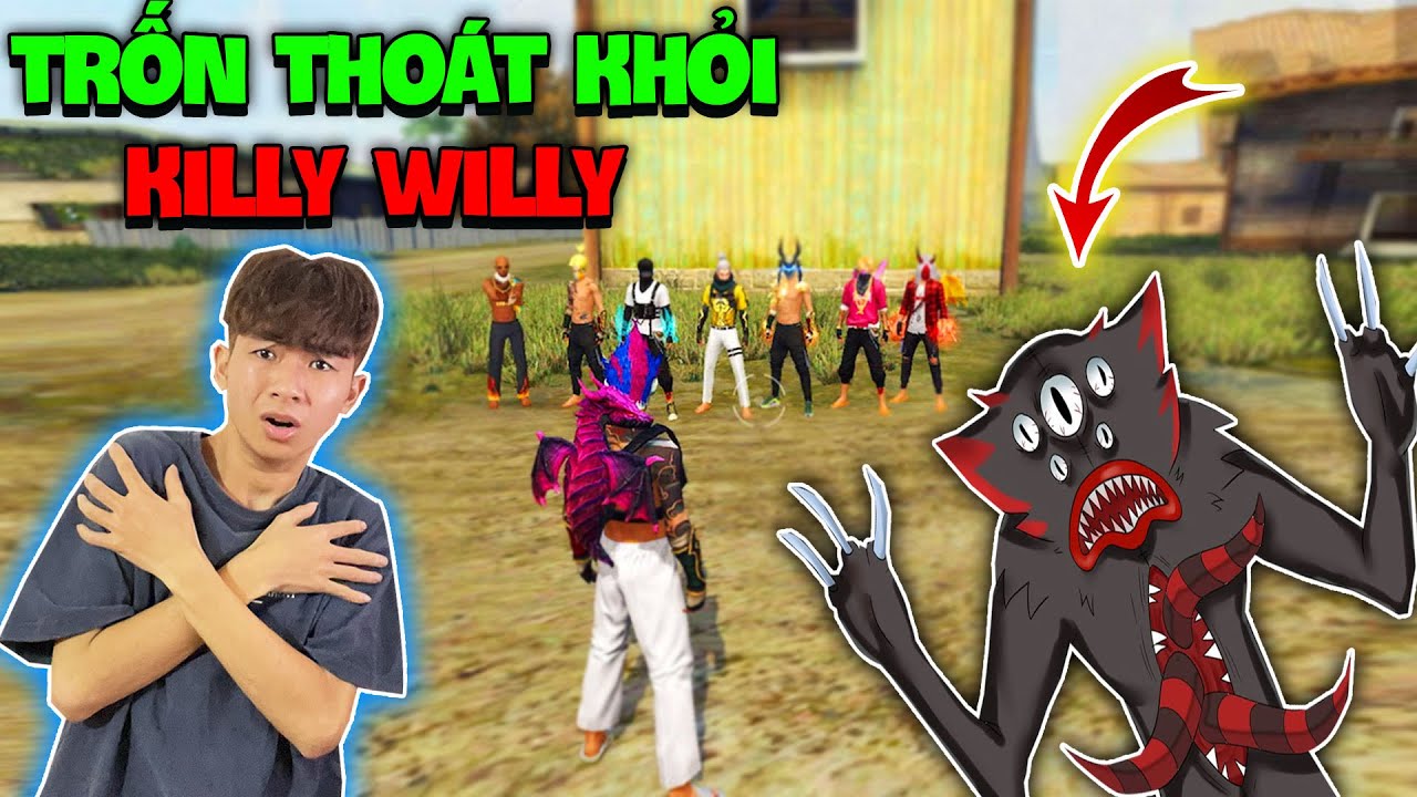Free Fire | NTN thử thách “ Trốn Thoát Khỏi Killy Willy “ trong Free ...