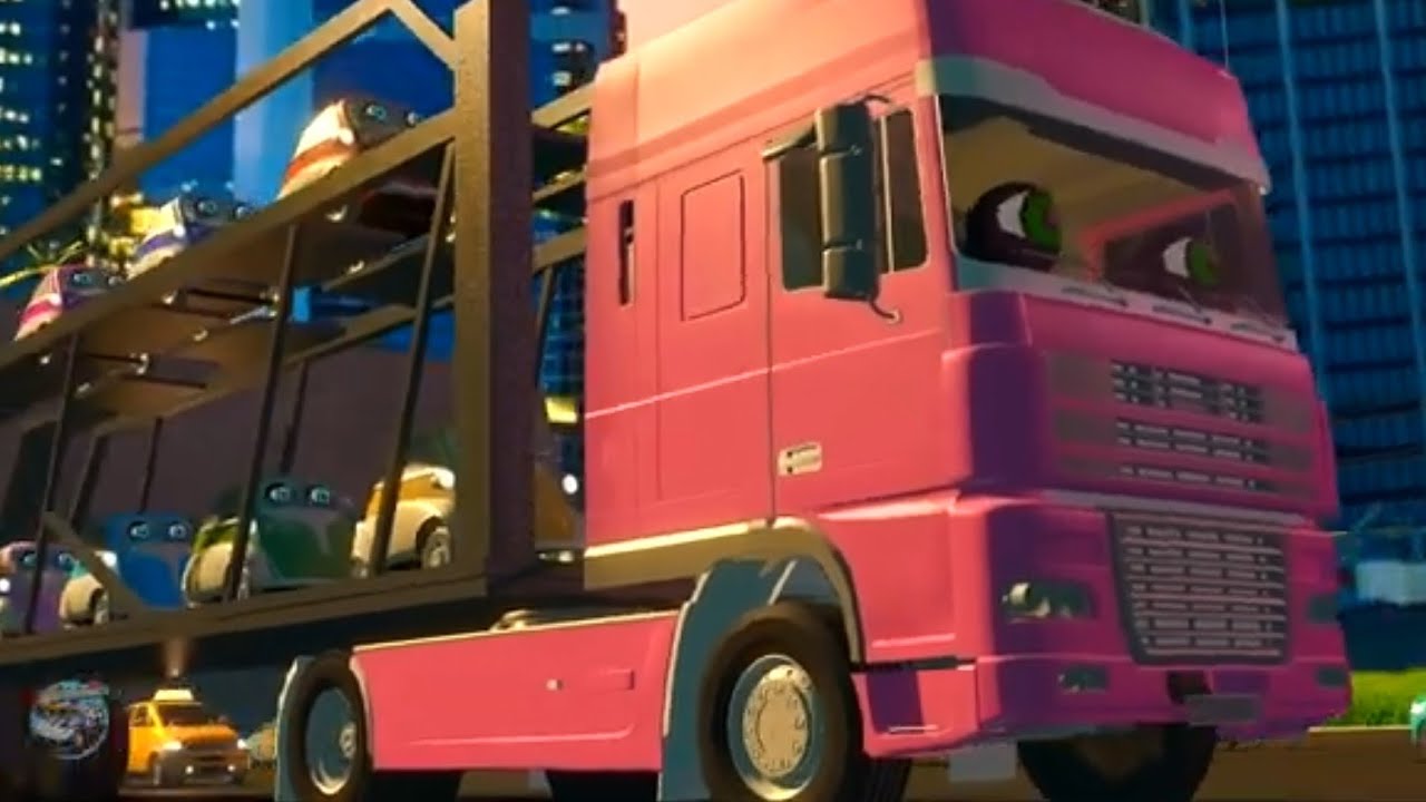Wheels On The Bus by Speedies Car Nursery Rhymes & Kids Songs - YouTube