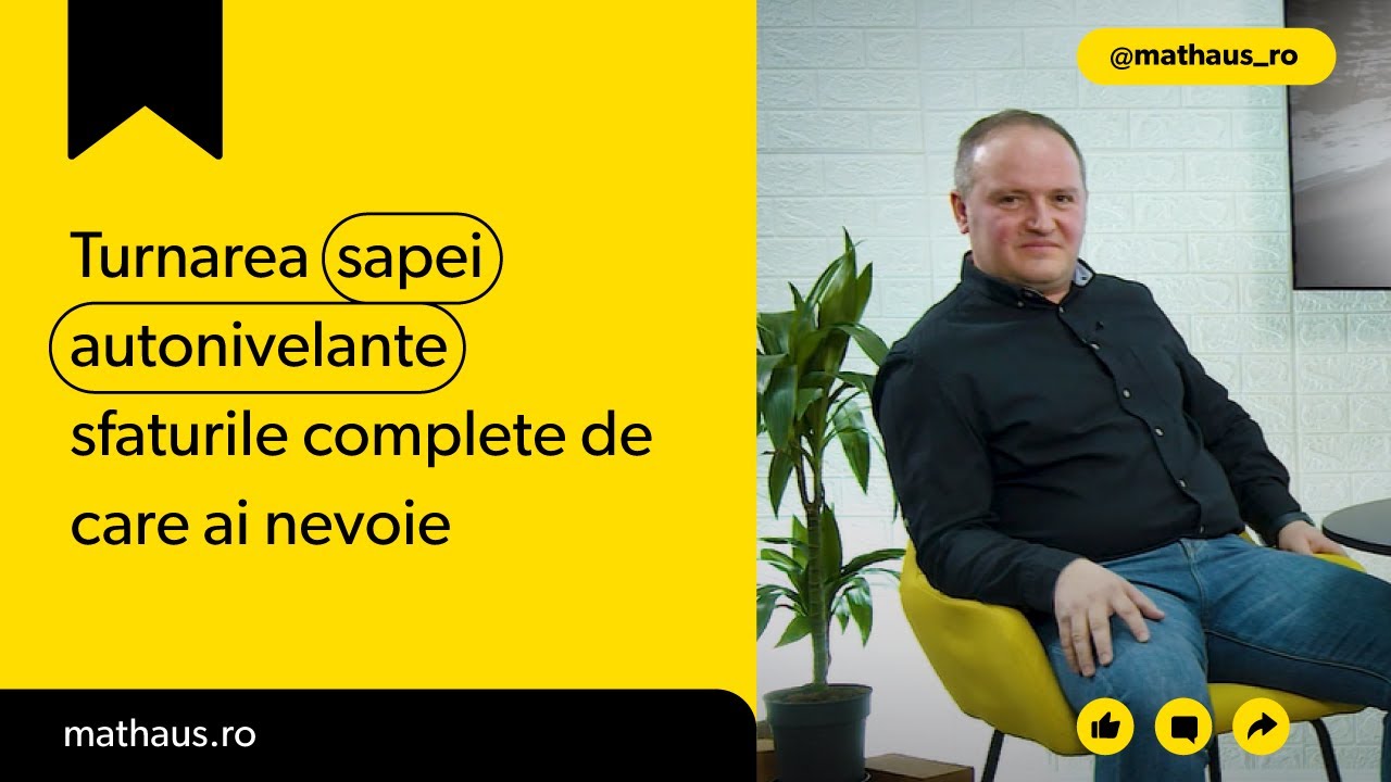 Turnarea sapei autonivelante sfaturile complete de care ai nevoie - YouTube