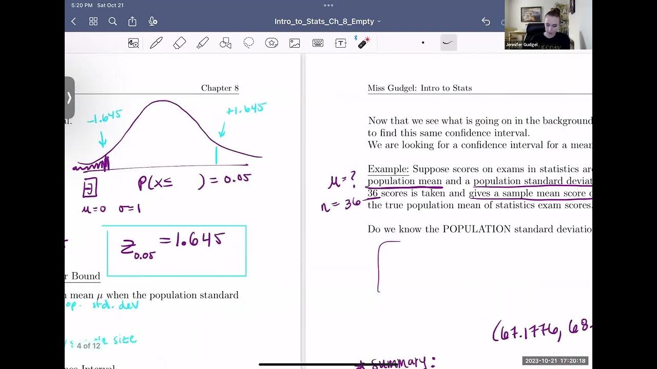 Intro to Stats Chapter 8 Video 8 - YouTube