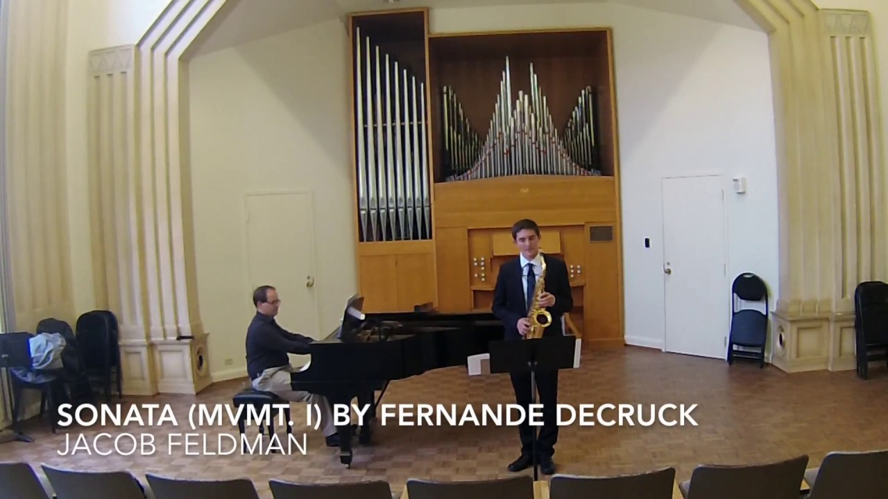 Sonata in C-sharp: I. Modéré et très expressif | Fernande Decruck - YouTube