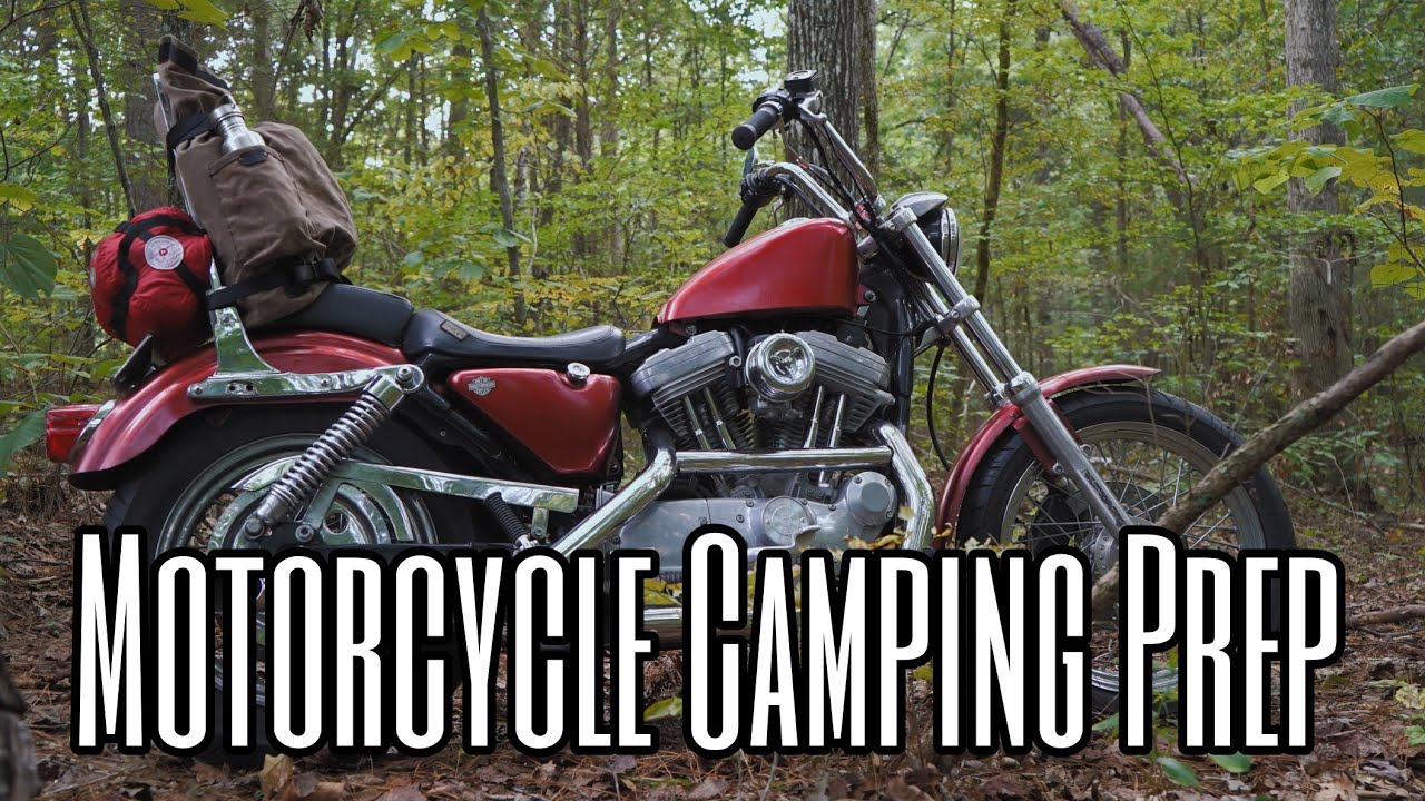 Motorcycle Camping Prep: Packing a Sportster - YouTube