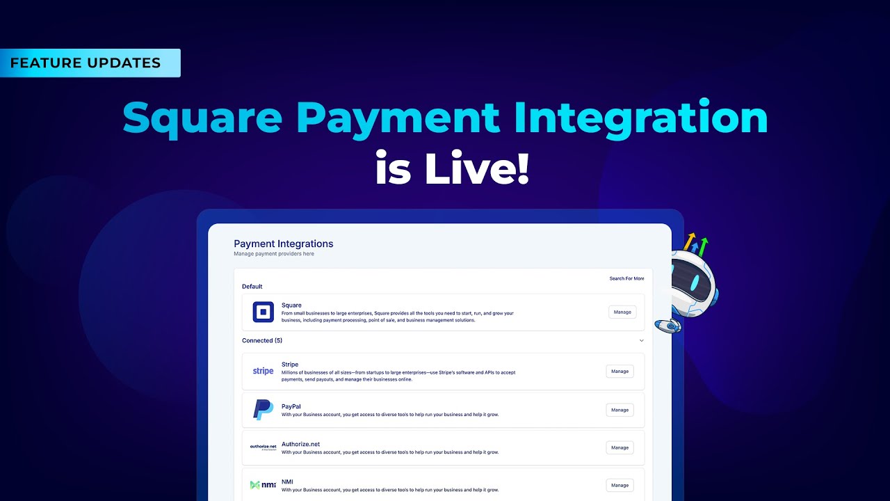 Square Payment Integration is Live! - YouTube