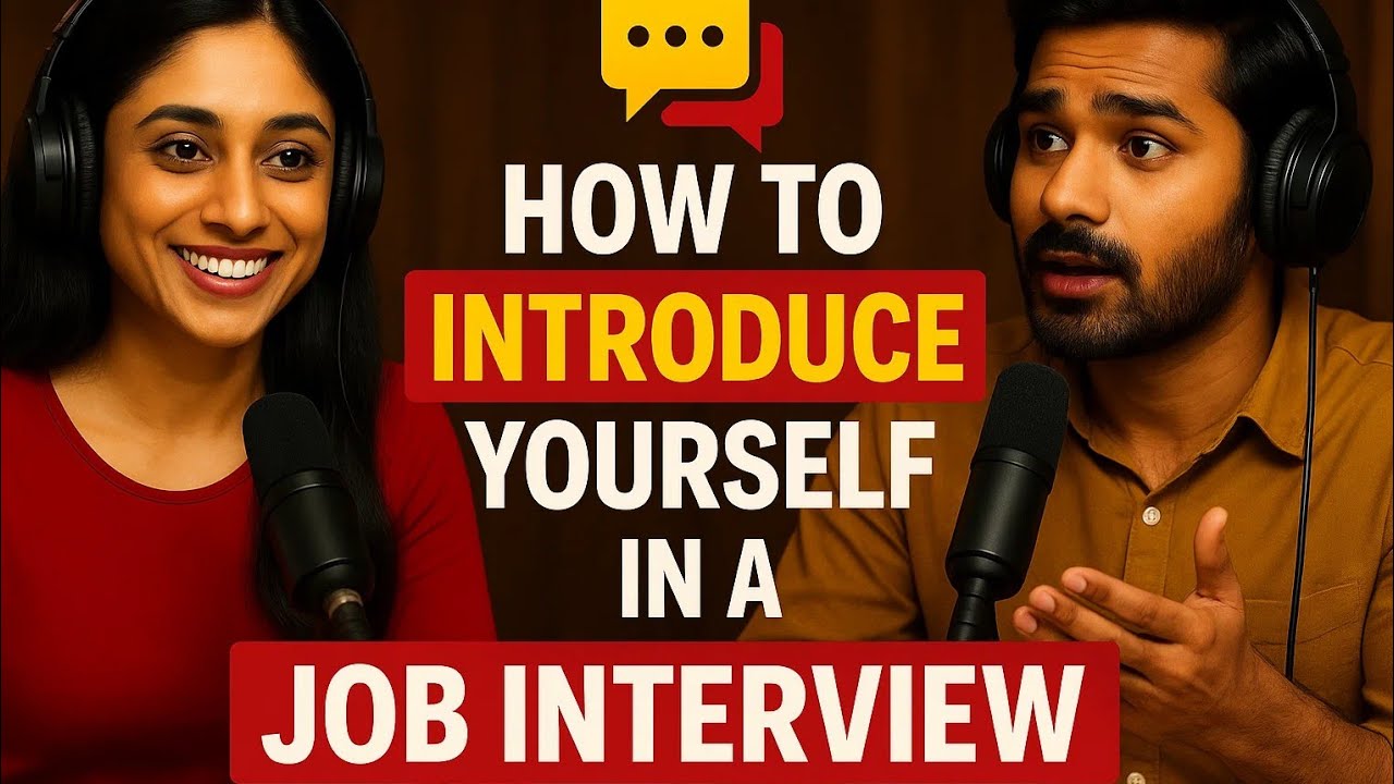 How to introduce yourself in a job interview: Simple steps #english ...