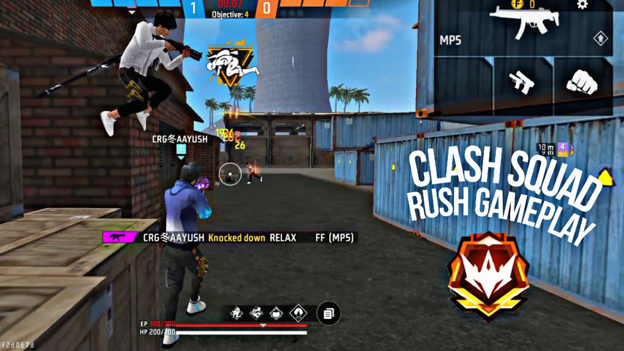 CS Rush Gameplay | Free Fire Max | Aayush Gaming Live - YouTube