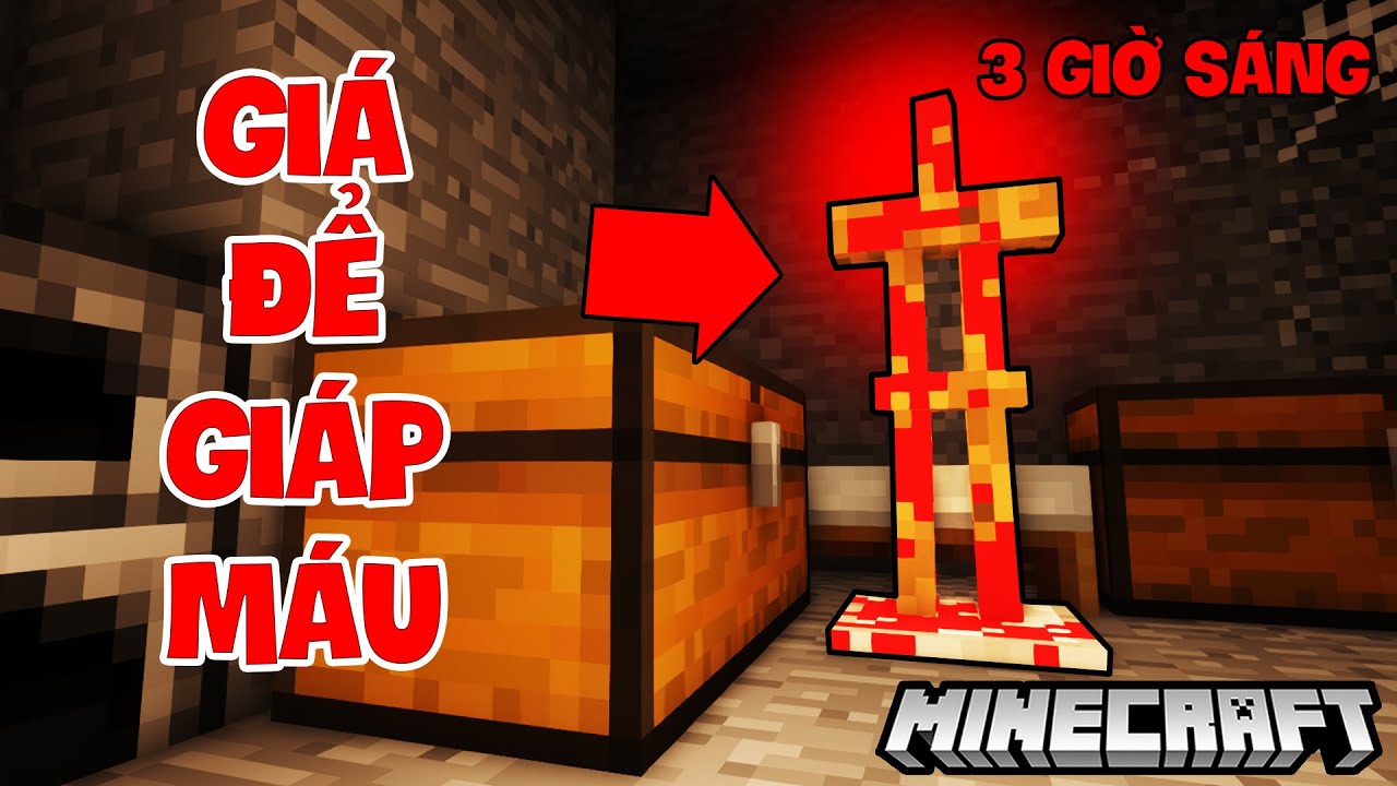 NẾU NHÌN THẤY "GIÁ ĐỂ GIÁP" MÁU TRONG MINECRAFT!?... HÃY CHẠY NGAY LẶP ...