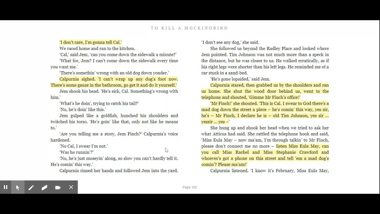 To Kill A Mockingbird Chapter 10 - YouTube
