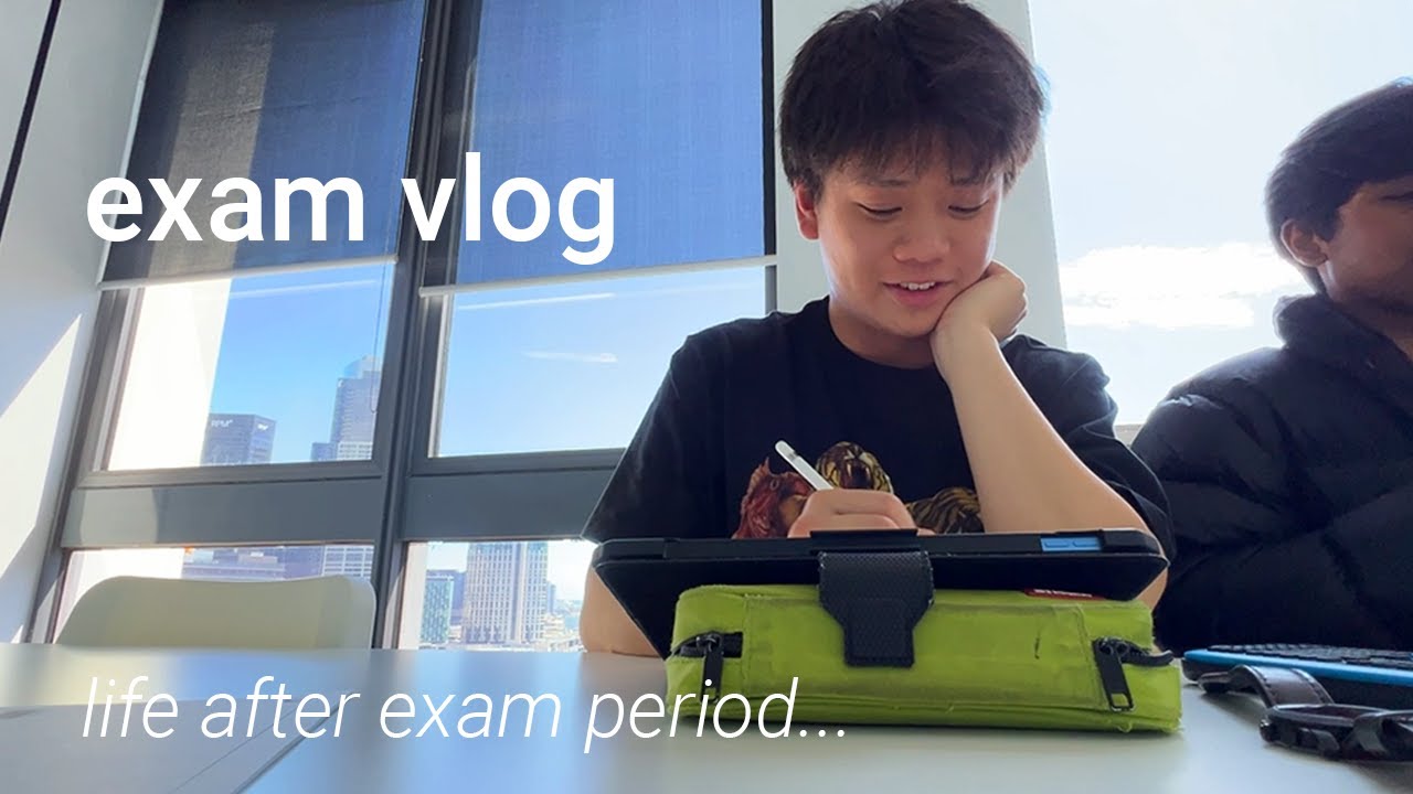EXAM VLOG ️☀️ studying for final exams, baking cakes, spring into ...