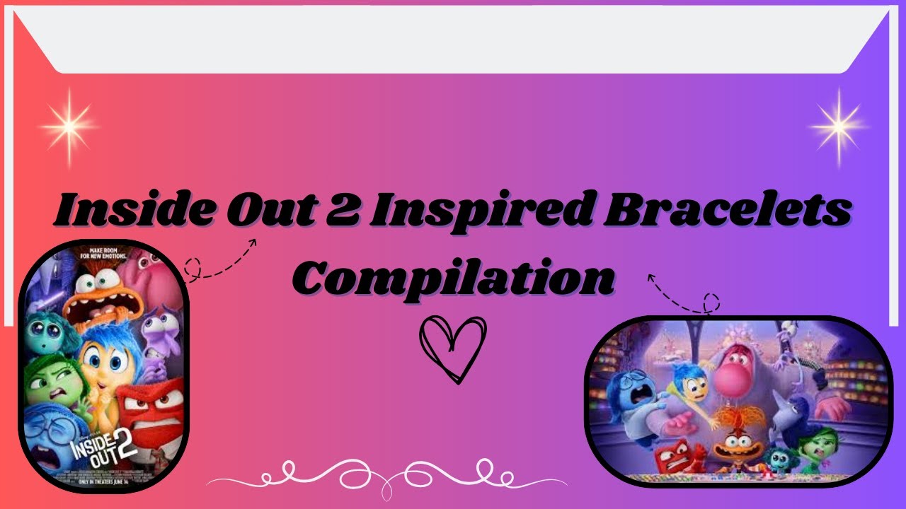 Inside Out 2 Inspired Bracelets Compilation! - YouTube