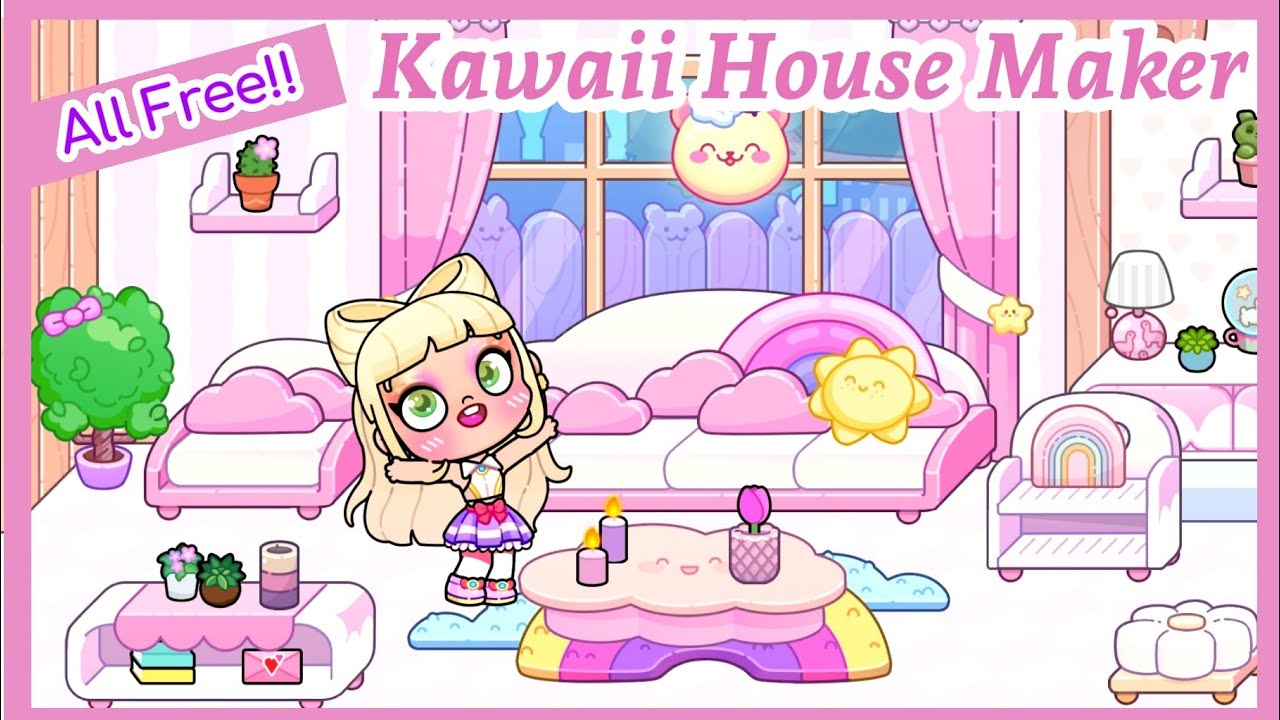 AESTHETIC 🩷 KAWAII HOUSE MAKER NEW UPDATE AVATAR WORLD House Ideas ...