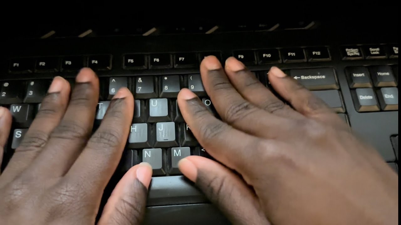 Asmr Keyboard Typing | Tapping - YouTube