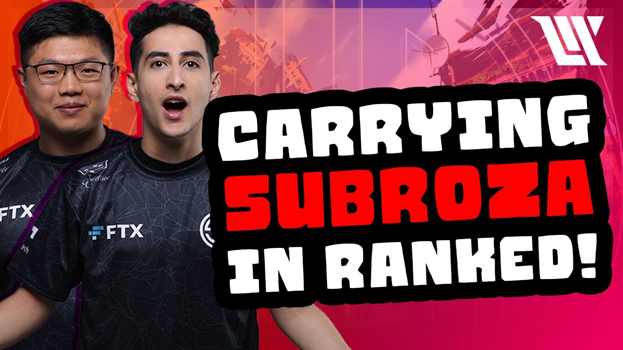 HARD CARRYING SUBROZA IN RANKED! - YouTube