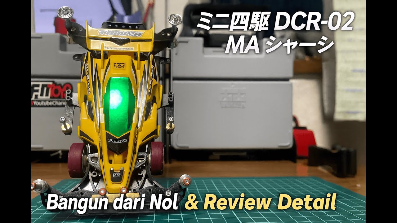 Build Tamiya SIDE DAMPER/BMAX DCR-02 MA + Review Detail | ミニ四駆 DCR-02 ...