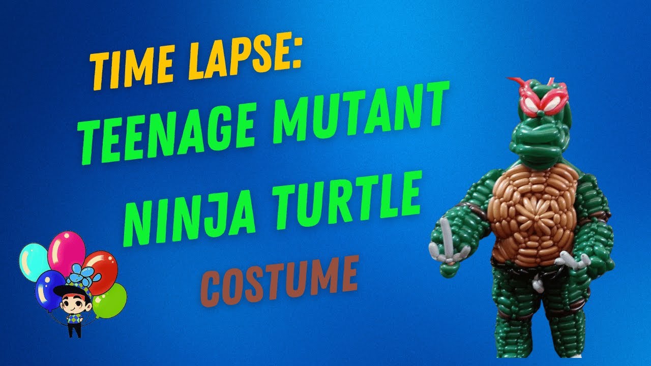 A timelapse of a full body TMNT costume being made. - YouTube