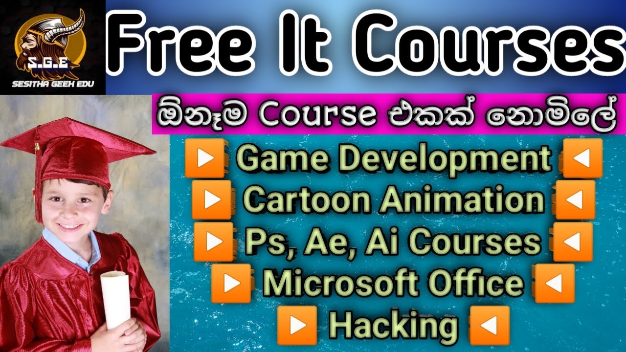 Free Online It Courses 2021 | FREE | Sinhala - YouTube