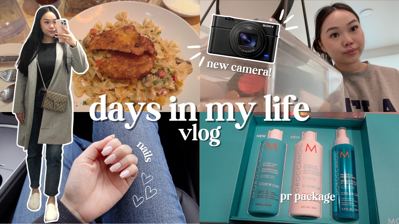 VLOG: new camera, pr package, favorite pasta & more! - YouTube