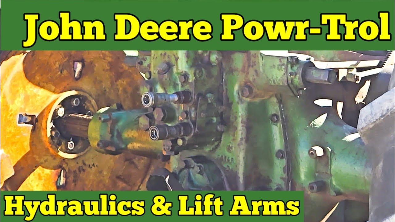 Hydraulics & 3-Point Lift Arms - John Deere Letter Series Powr-Trol (A ...